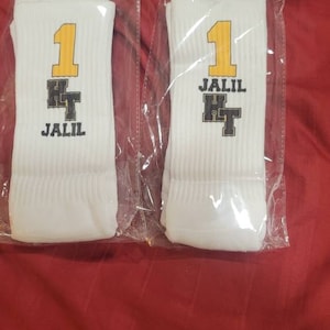 Day of the Week Socks 6 Pairs of Custom Day of the Week Socks Number ...