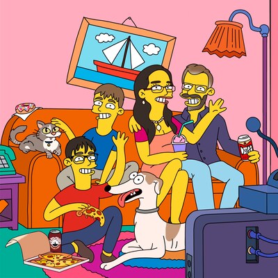 Custom Disney-cartoon Couple Portrait Drawing From Photo Personalized ...