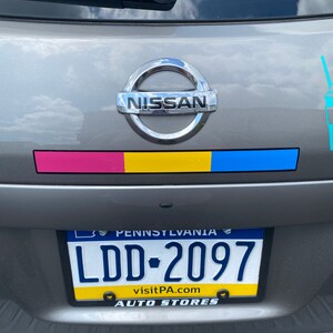 Gay Pride Flag Decal Gay Pride Flag Layered Vinyl Sticker - Etsy