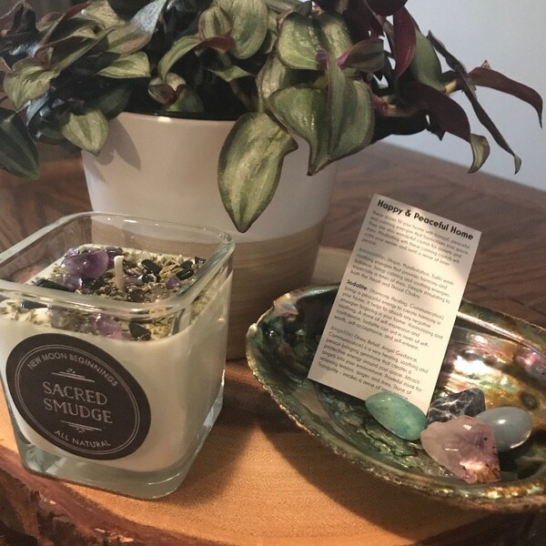 Happy & Peaceful Home Stone Set - Feng Shui - Tumbled New Home Crystal ...