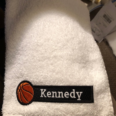 Custom Embroider Basketball Name Tag - Etsy
