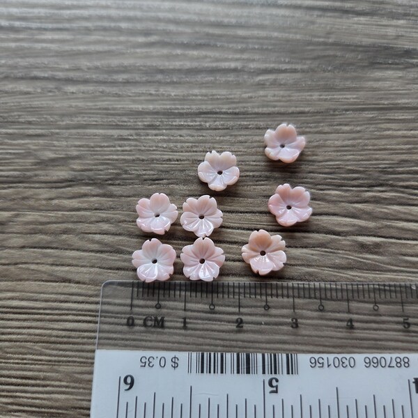 Carved Pink Conch Flower Beads,exquisite Cherry Blossom,conch 5 Petal ...