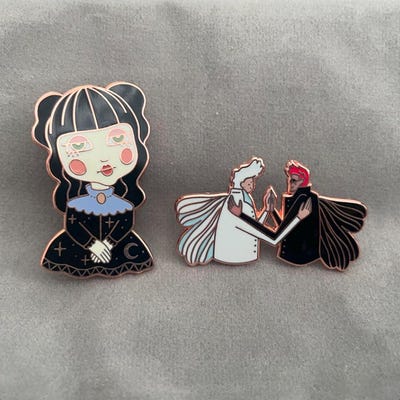 NEURODIVERGENT Isolation Monster AUTISM / ADHD bloom Mental Health Pin ...