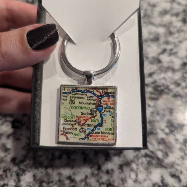 Map Keychain. You Select Location. Anywhere in the World. One Map ...