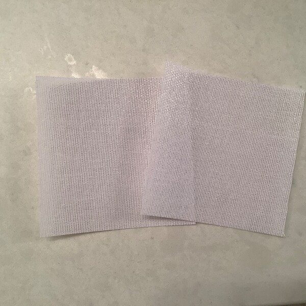 Stiff Buckram Fursuit Eye Mesh Material White 2 Pieces Furry/anthro - Etsy
