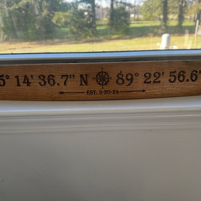 Custom Barrel Stave, Barrel Stave With Last Name, Personalized Stave ...