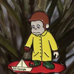 IT Themed Curious Georgie Soft Enamel Pin - Etsy