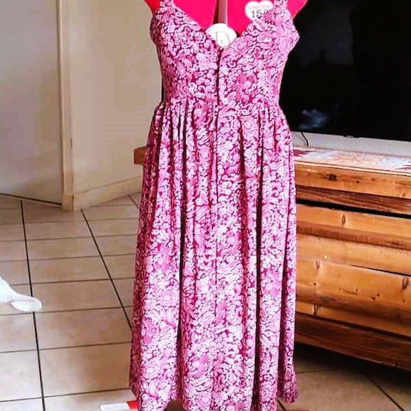 Buttondown Dress Pattern: Rosa Sundress, Mini & Midi (PDF Sewing ...