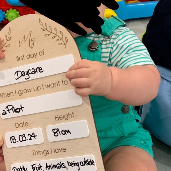 Key Ring Tag After School Reminder Personalised Laser Cut OSHC Bus Pick ...