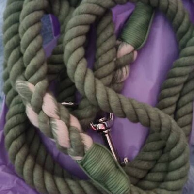 The Crafty Dog Co Can't Stop the Tealin' Rope Lead Teal - Etsy