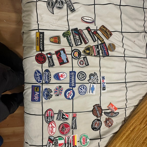 Sticker Decal Team Motorcycle Motocross Rally Racing Sticker Sheet Die ...