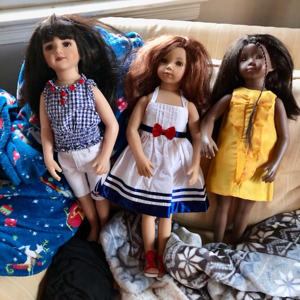 Tanya Ethnic Doll, 13-inches, 2 Wigs by Dianna Effner and Maru and ...