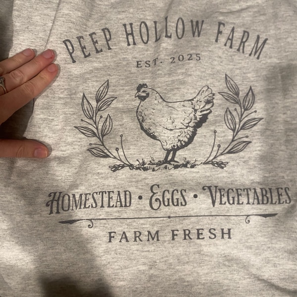 Custom Farm Sweatshirt, Vintage Chicken Sweater, Crazy Chicken Lady ...