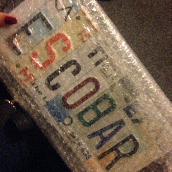 Custom 7 Letter License Plate Sign - Etsy