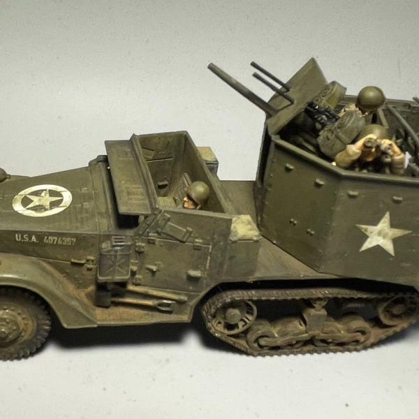 M15 MGMC Halftrack W 2 Crew and Driver WW2 US 28 Mm 20 Mm 15 Mm Bolt ...