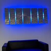 Lighted Metal Wall Art LED Metal Wall Sculpture Color Changing Wall Art ...