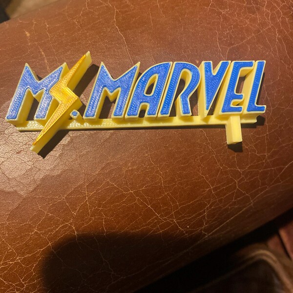 Wolverine all New Logo 3D Printed Comic Logo for Desk Stand or Mount an ...