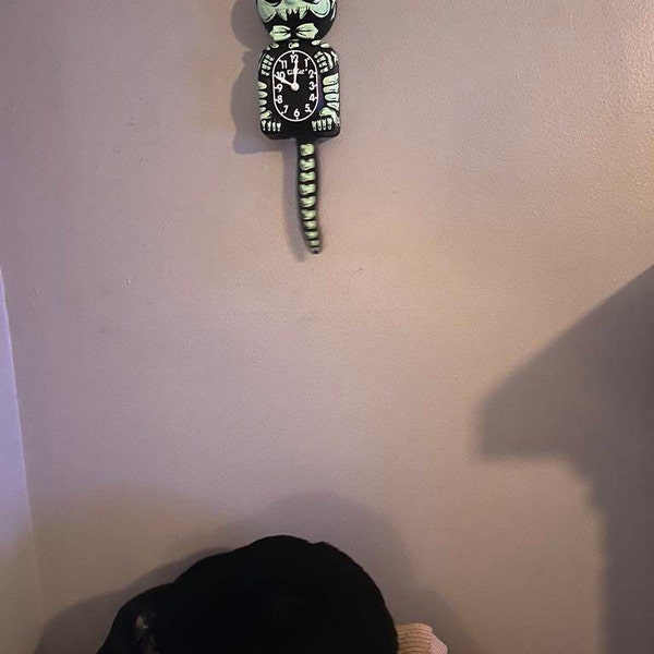 Neon Pop Kit-cat Klock© Custom Clock - Fluorescent Colors Hype Tattoos ...