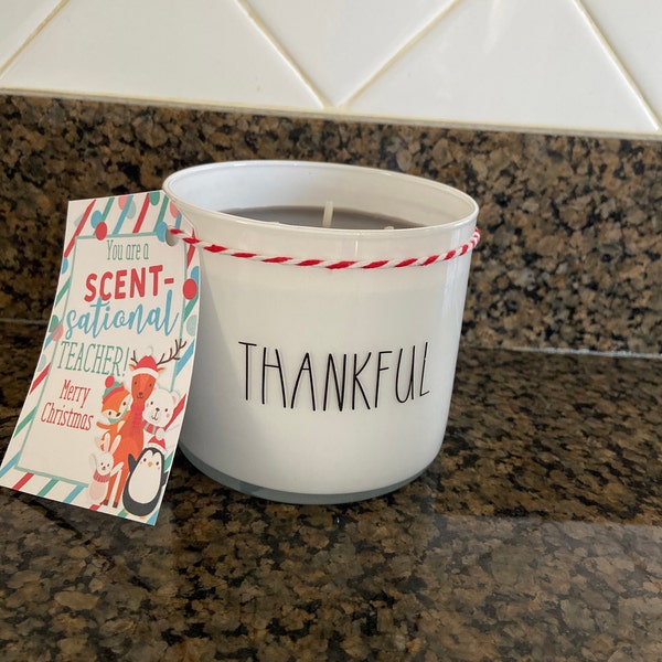 Scent-sational Teacher Christmas Printable Tag | Lotion Gift Tag ...