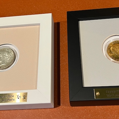 Coin Frame DIY Frame Kit for Coins Coin Display Coin Holder Penny Frame ...