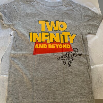 Two Infinity and Beyond Birthday Shirt 2nd Birthday Tee Second - Etsy