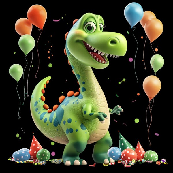 Birthday Clipart Birthday Dinosaurs Clipart Birthday Party PNG Children ...