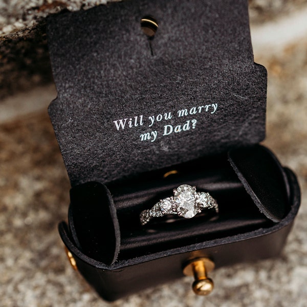 Personalised Dog Proposal Engagement Ring Pouch | Pet Proposal Idea ...