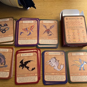HTTYD Deck of Dragons how to Train Your Dragon Cards - Etsy