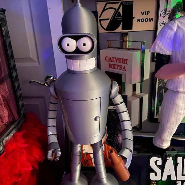 Bender From Futurama - 3D Printed Articulated Figurine - Etsy