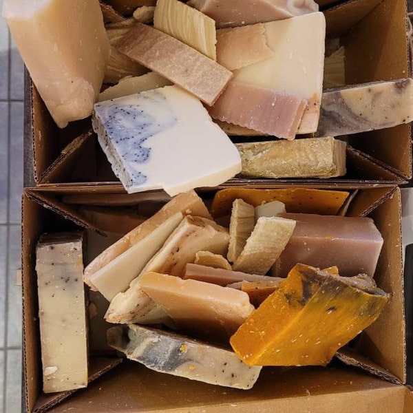 1kg Handmade Soap 'odds & Suds'handmade Soap Offcuts-palm Oil Free ...