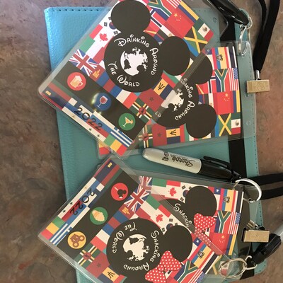 Snack Around the World Passport Lanyard, Kid Friendly Epcot Snacking ...