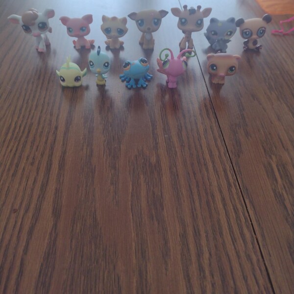Littlest Pet Shop Rare Vintage LPS Horses Alpaca Llama Glitter Deer ...