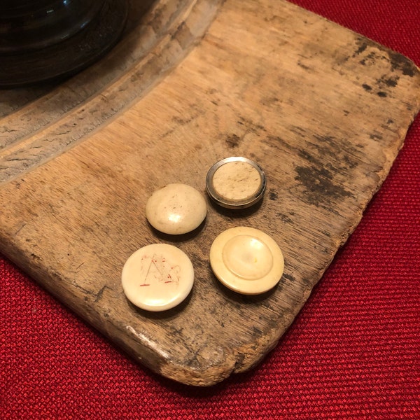Copper 18th Century Button With Chased and Engraved Spiral and Floral ...