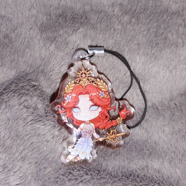 Identity V Hunter Phone Charms | Idv 2” Double-sided Glitter Epoxy Mini ...