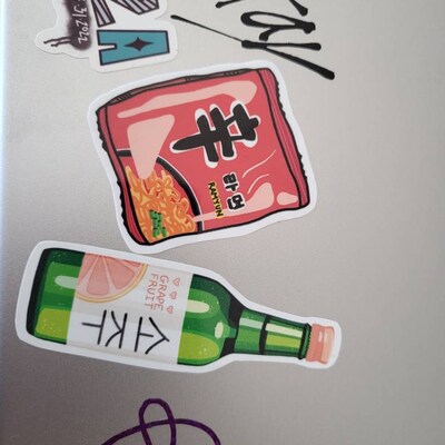 Korean Ramen Sticker, Shin Ramen Sticker, Korean Sticker, Spicy Sticker ...