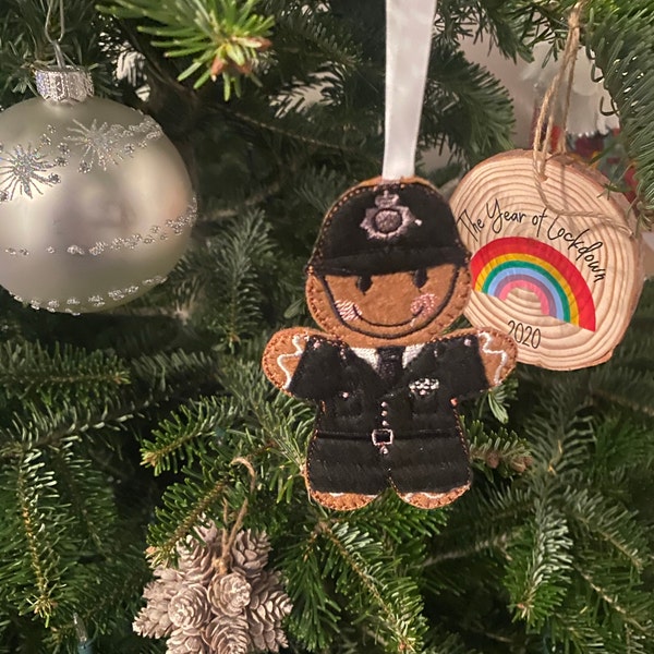 Gingerbread Policeman, Gingerbread Decoration, Policeman Decoration ...