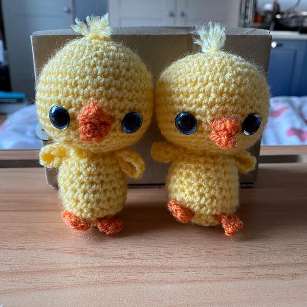 PATTERN: Plush Chirp the Chick Pattern - Amigurumi Chunky Chick Pattern ...