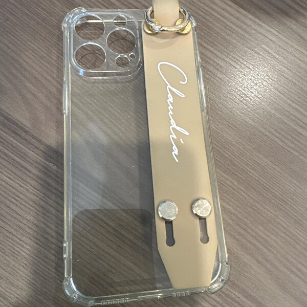 Custom Name Luxury Magsafe Phone Case,transparent Rhinestone Wireless ...