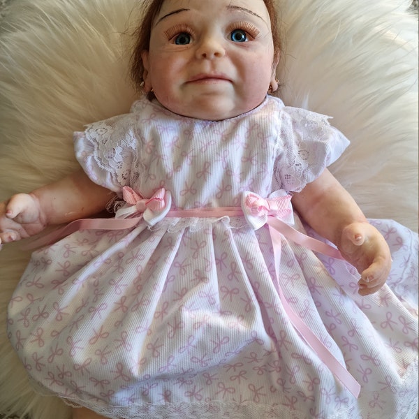 Vinyl Reborn Baby With Half Torso and Cloth Body JOSEPH Awake Model ...