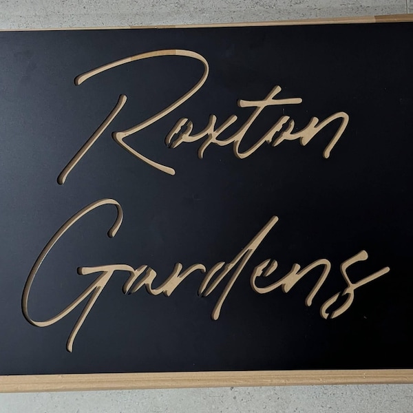 Custom Rusted Metal Sign Personalized Metal Wall Signs Farm Signs ...
