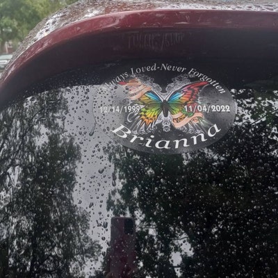 See Thru Window Graphic American Flag Eagle Full Size and Mid Size ...