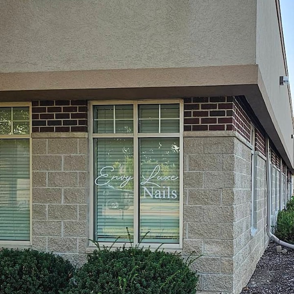 Custom Store Front Decals, Custom Logo Decal, Window Door Lettering ...