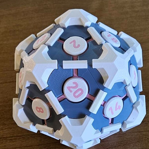 Portal Companion Cube D20 Kit - Etsy