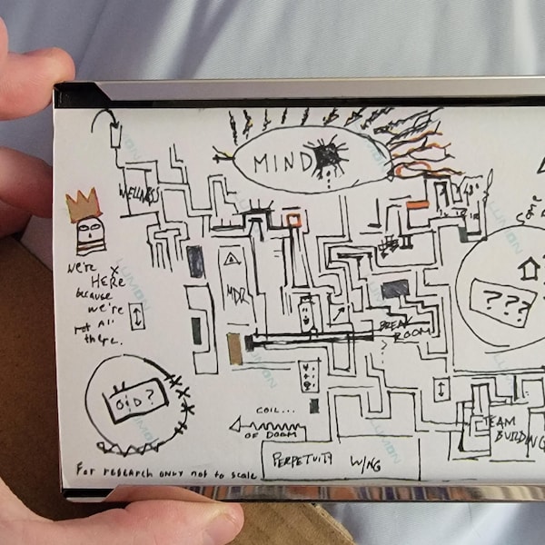 SEVERANCE Team Photo - Old Version With Petey's Map on Back - Movie ...