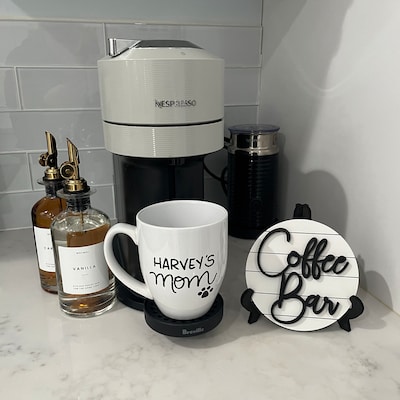 Coffee Bar Sign , Rustic Small Coffee Signs, Round Coffee Signs ...