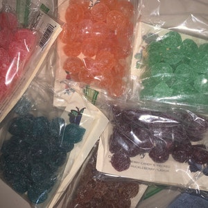 Peach Hard Candy Drops 4.5 Ounces - Etsy