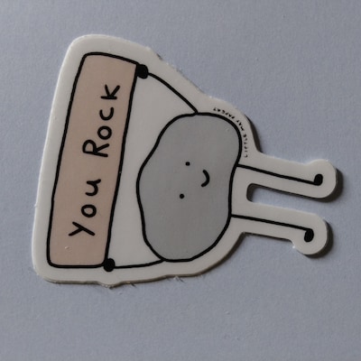 You Rock Vinyl Sticker // Cute Sticker // You Rock Sticker - Etsy