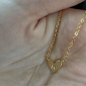 Heart Initial Necklace for Toddler Girl, Little Girls Personalized ...