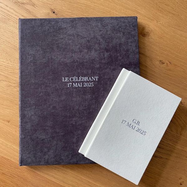 Wedding Celebrant Folder A4 With Vows I Wedding Ceremony Book I Wedding ...