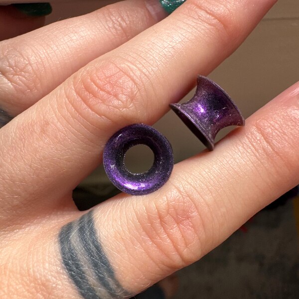 3 Pairs! “true Romantic Love is Universal” Hearts Set Ear Plugs Gauges ...